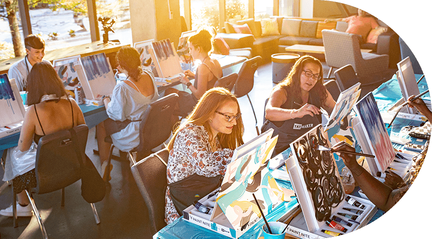 Paint Nite Events in Dallas, Texas | Paint and Sip Classes